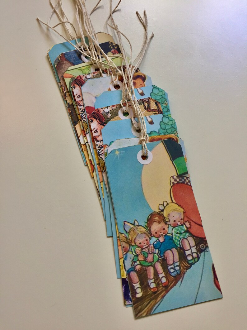 Book Theme Baby Shower, Advice Tags, Vintage Book Tags, Favor Tags ...