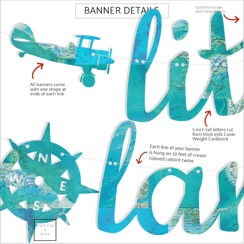 Little Explorer Landing Soon Banner Maps Bannerphoto - Etsy Canada