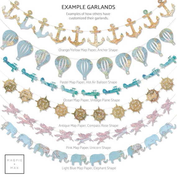 Custom Garland Bulk Discounts Any Shape 10 Shape Garland - Etsy