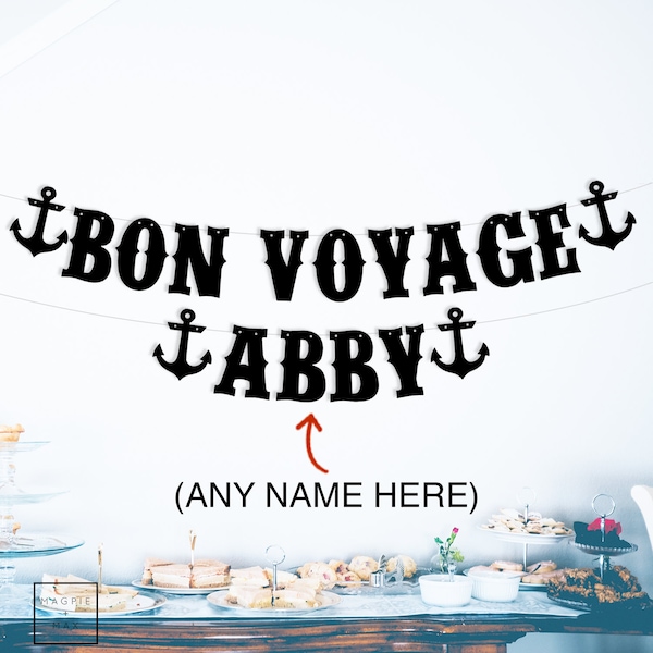 Bon Voyage Birthday - Etsy
