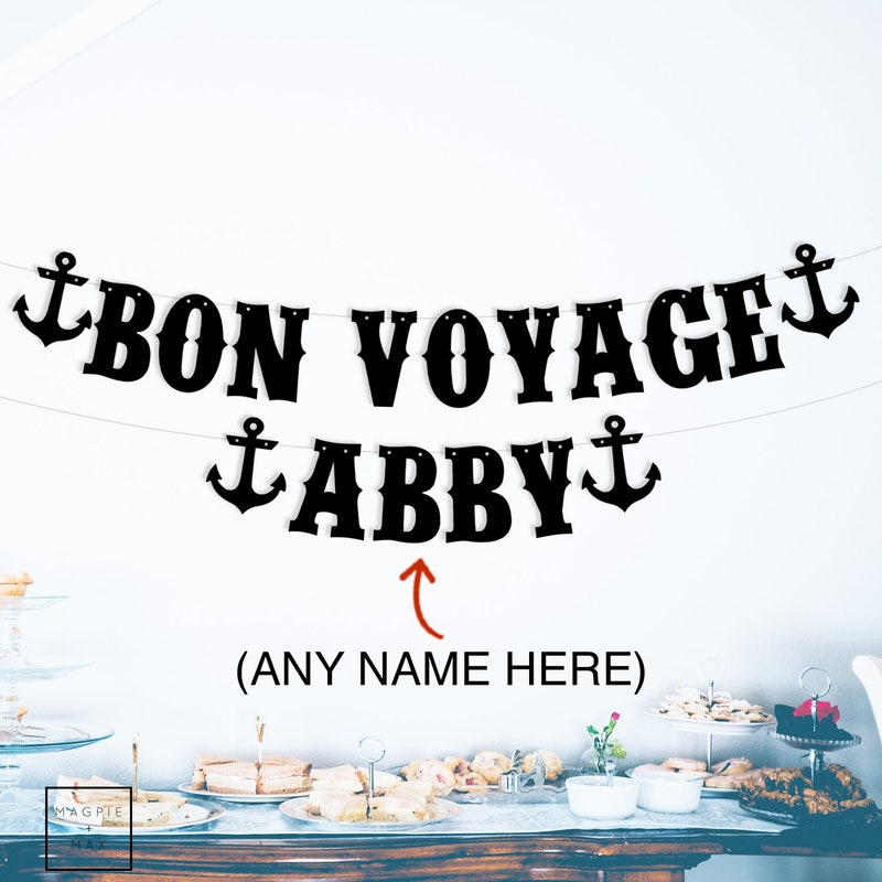 Bon Voyage Party - Etsy