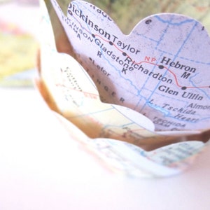 Mini Cupcake Wrappers, Vintage Map Decor, Your Choice of Maps, Travel ...