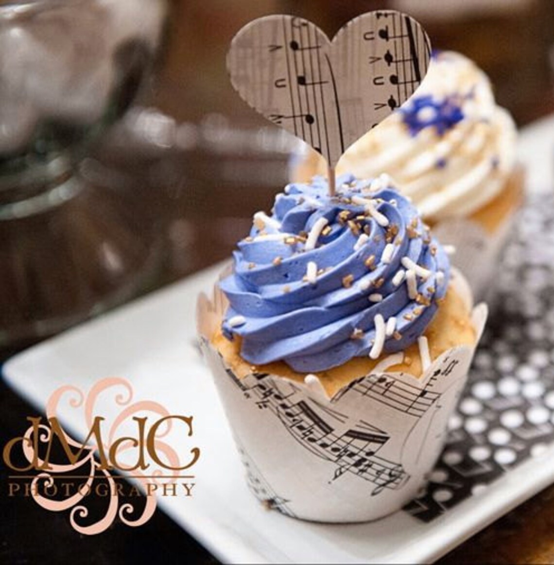Cupcake Wraps Music Cupcake Wraps Cupcake Holders Wraps for - Etsy