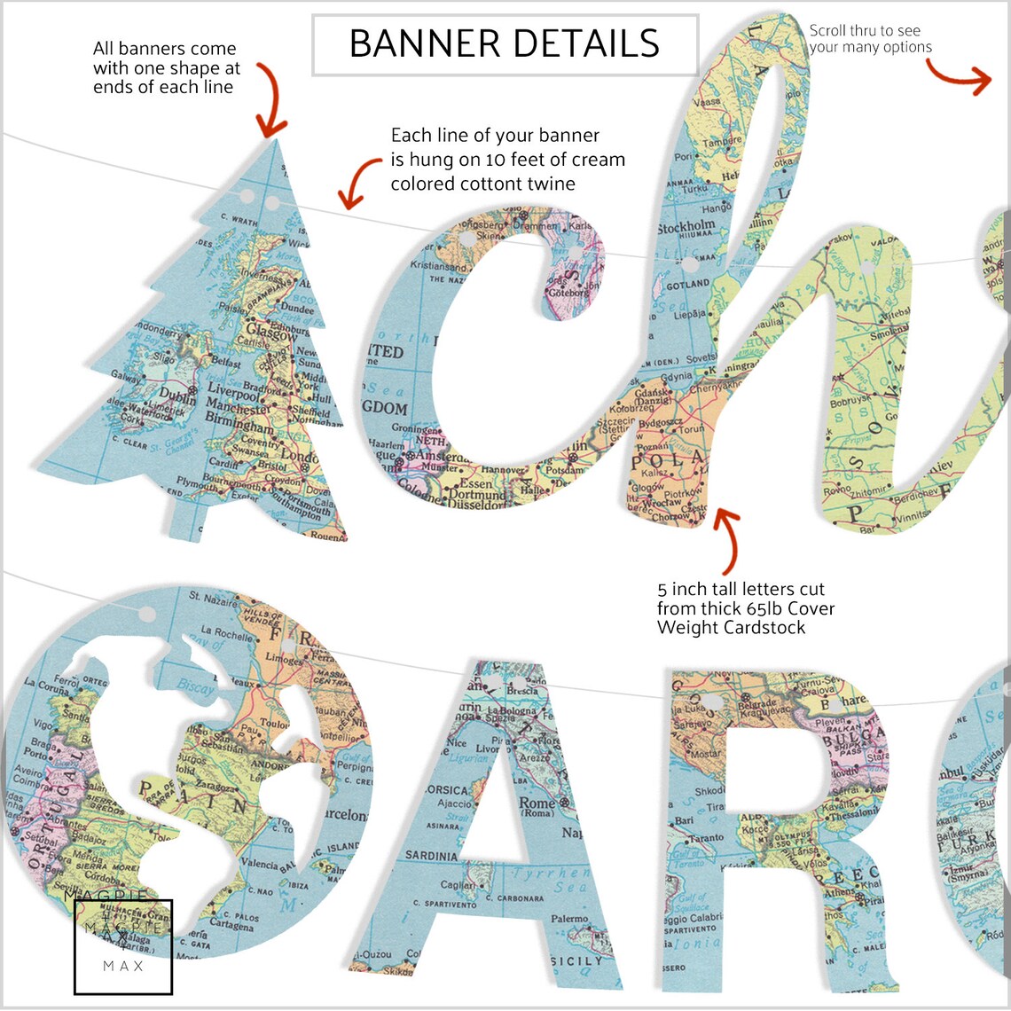 Christmas Around the World Banner Around the World Party - Etsy