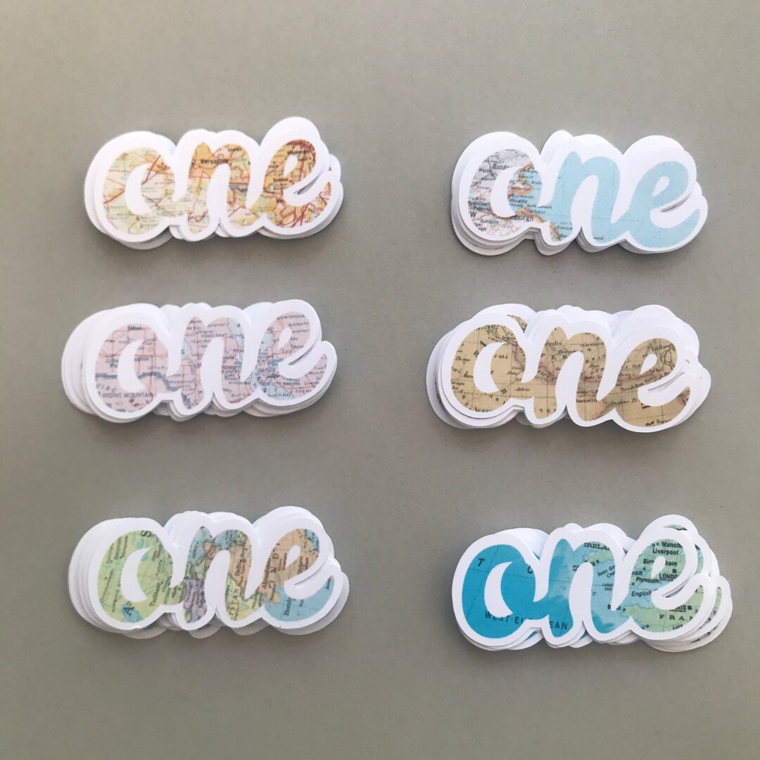 One Confetti, Map Theme, What a Onederful World Baby Shower, One Year ...