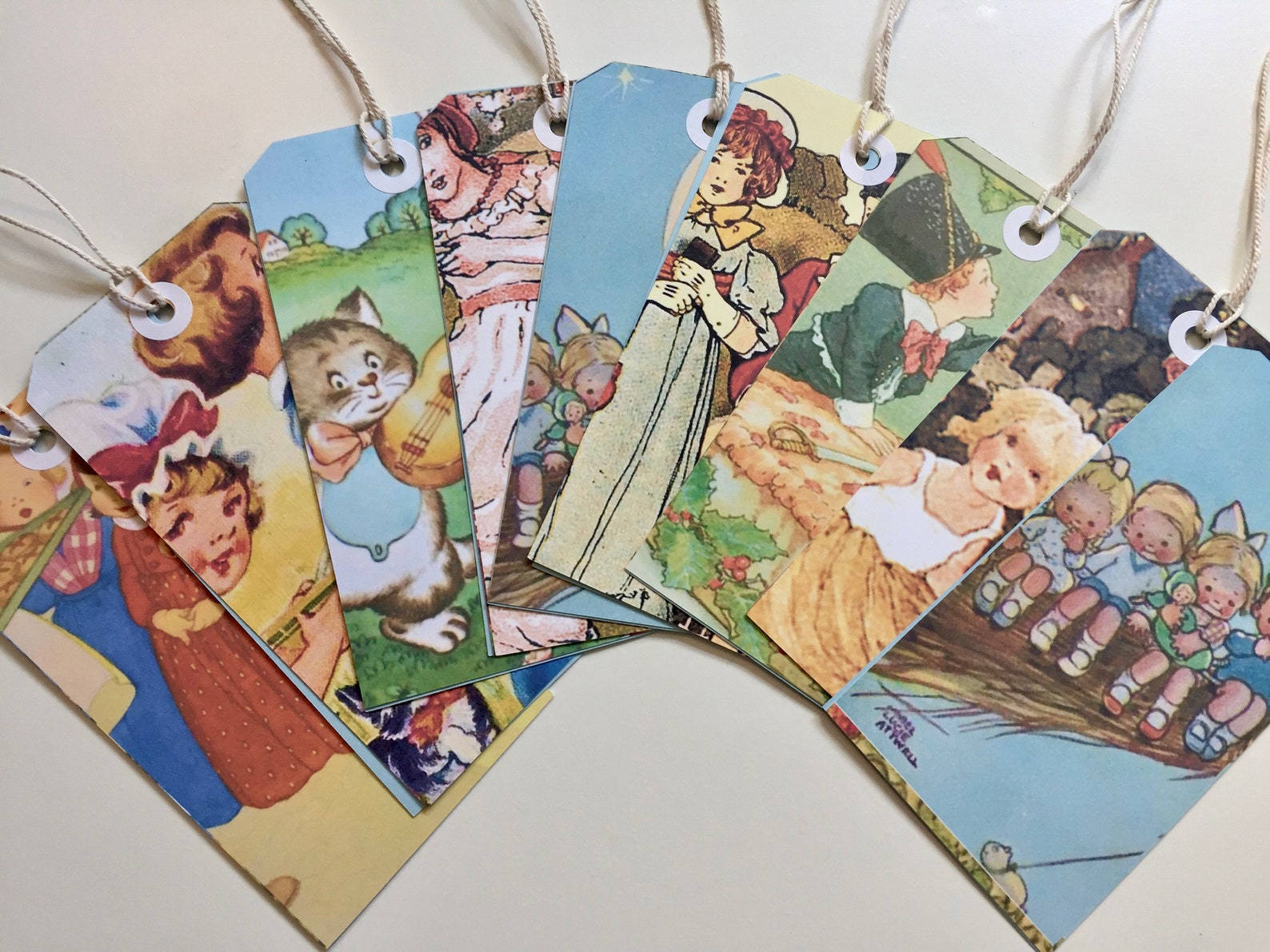Book Theme Baby Shower, Advice Tags, Vintage Book Tags, Favor Tags ...