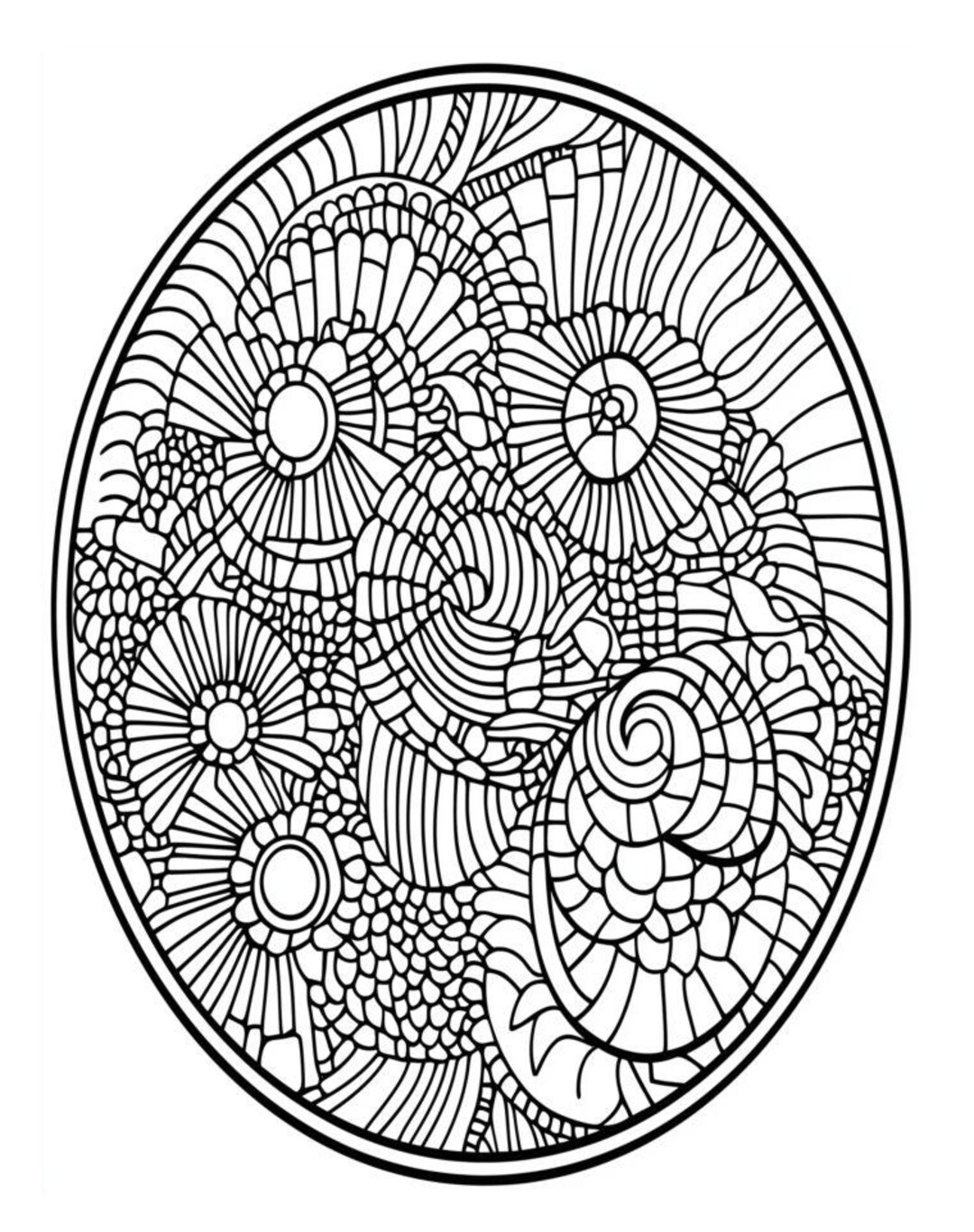 Eccentric Circles: Illusion Coloring Journey - Volume 1 (5 Digital PDF ...
