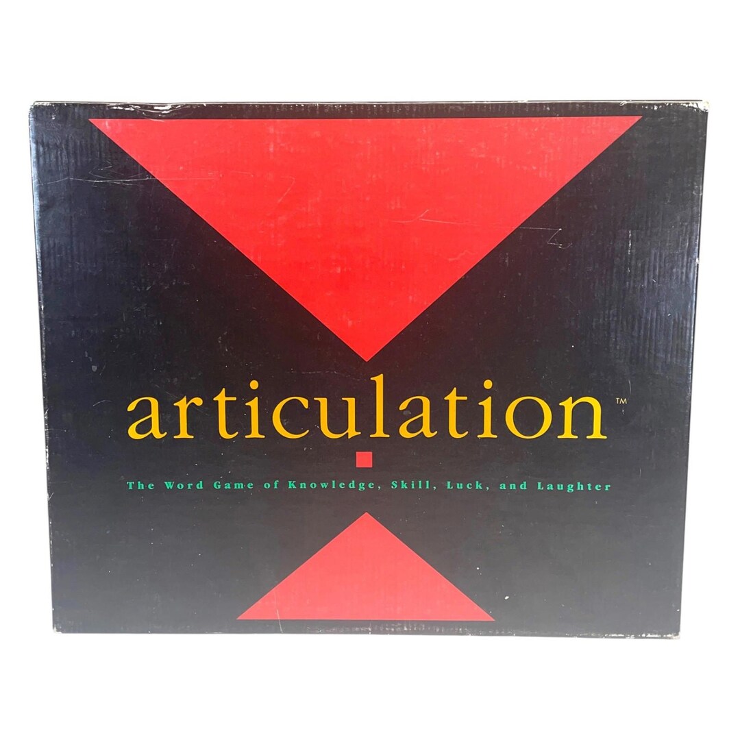 Articulation Board Game Vintage 1980s Complete 100% Family Party Game ...