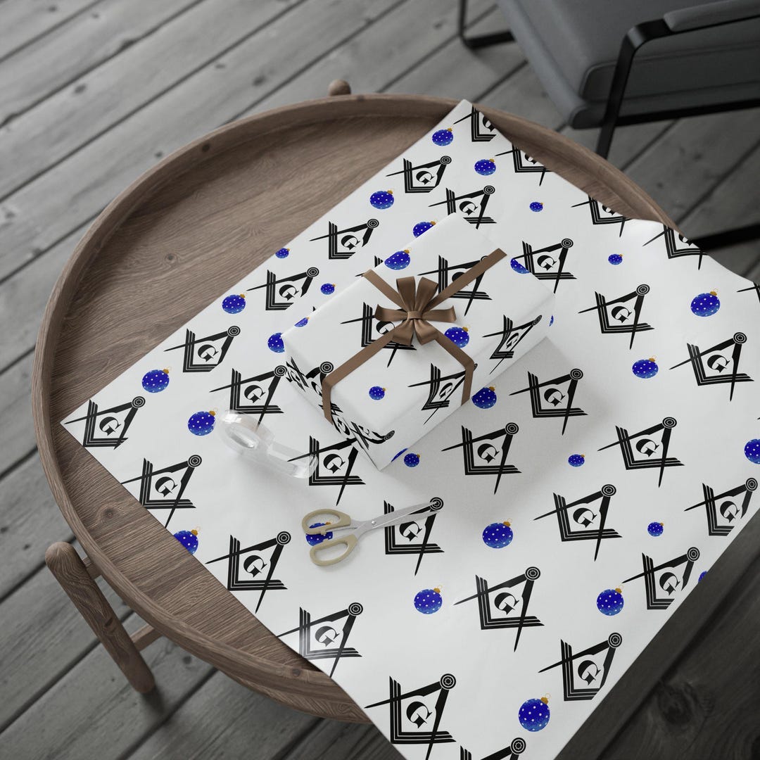 Masonic Christmas - Wrapping Paper - Etsy