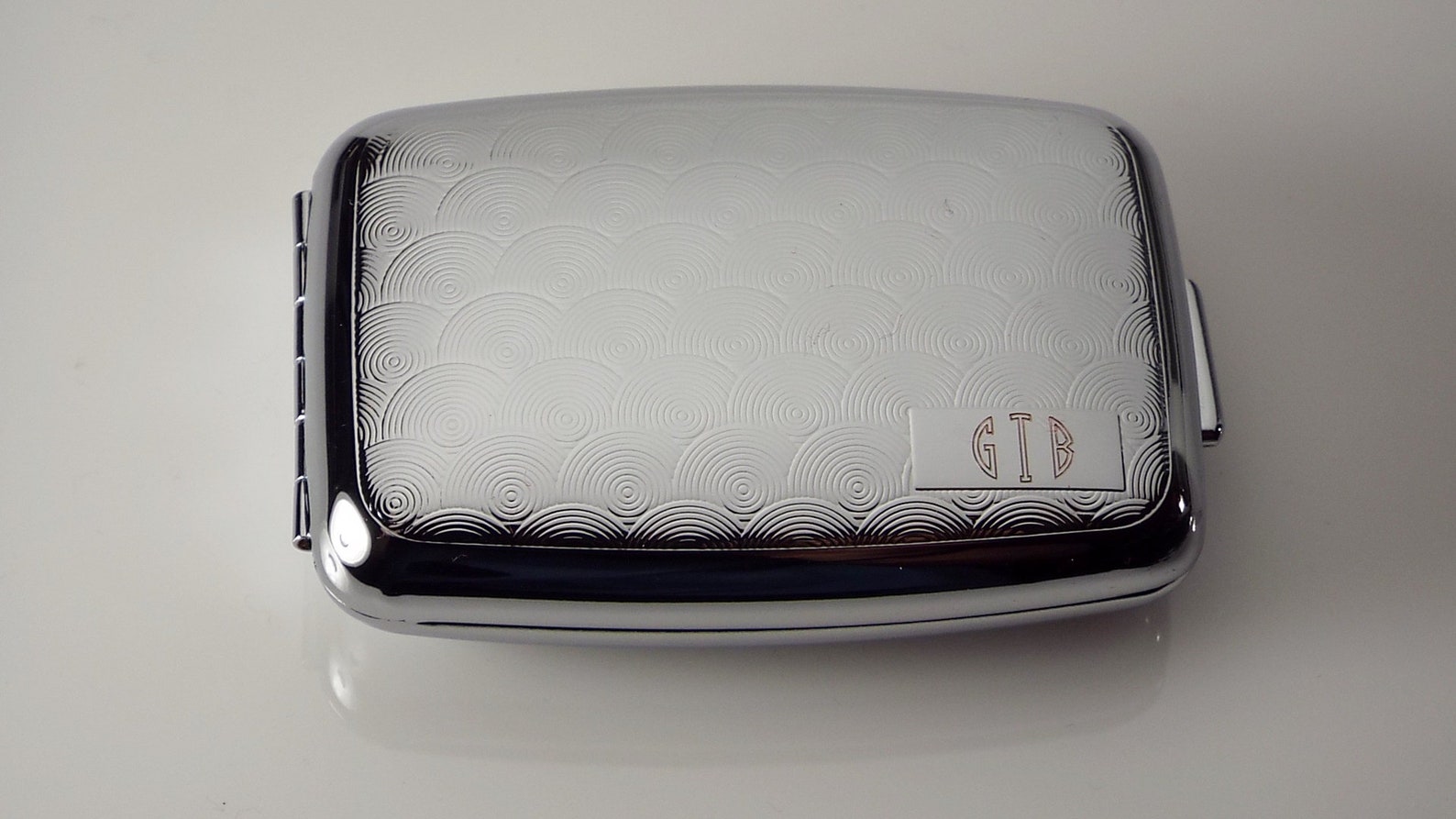 Pill Box Custom Engraved Personalized Spirals Design Silver | Etsy