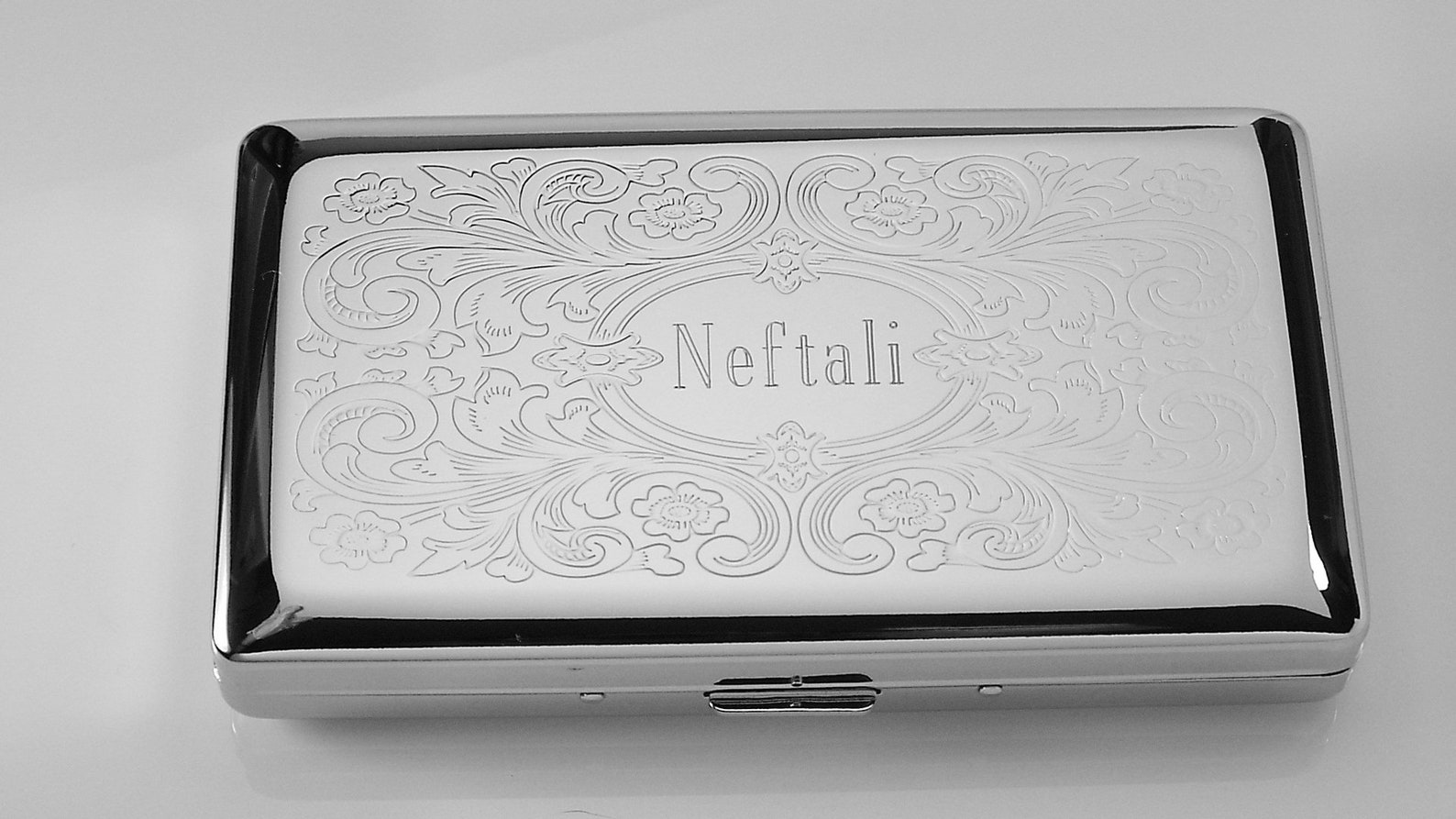 Custom Engraved Personalized 120s Cigarette Case Double Sided With ...