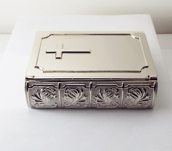 Personalized Jewelry Box Custom Engraved Silver Nickel Plated | Etsy