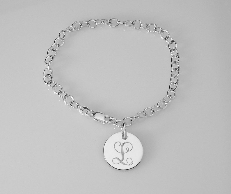 Custom Engraved Monogram or Initial Bracelet Personalized - Etsy