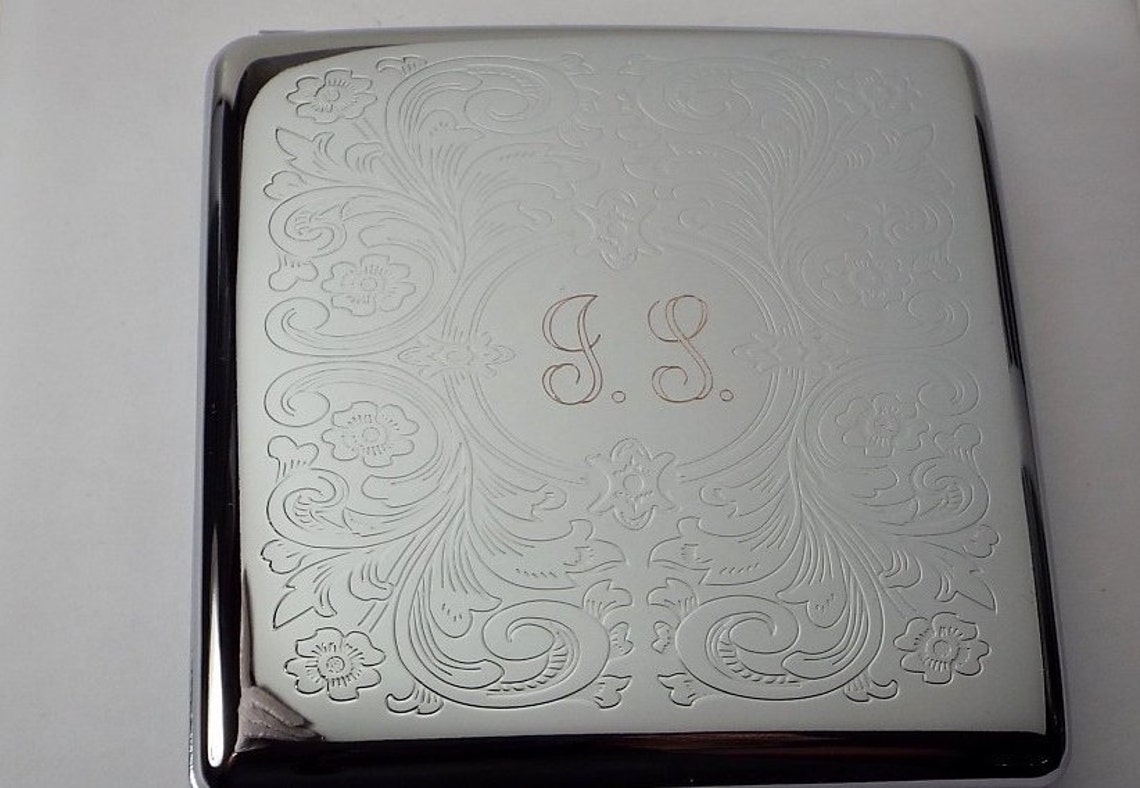 Cigarette Case Custom Engraved Personalized Double Sided King - Etsy