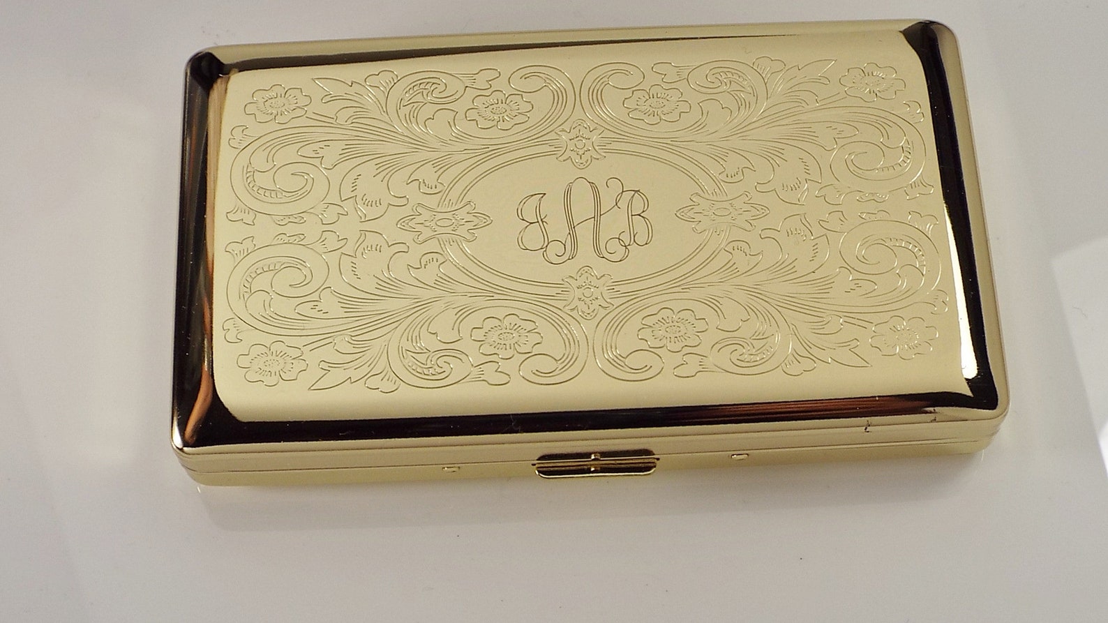 Personalized Golden 120s Cigarette Case Double Sided With - Etsy