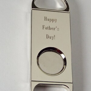 Cigar Cutter Custom Engraved Personalized Silver Plated Cigar Cutter ...