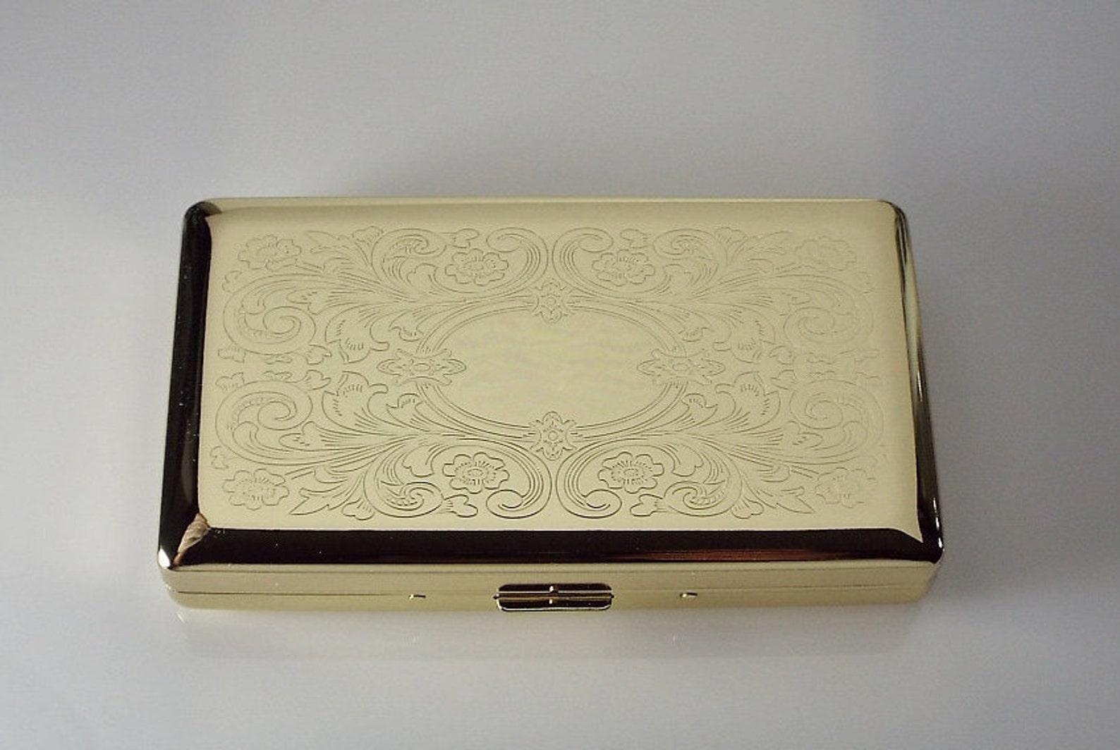 Personalized Golden 120s Cigarette Case Double Sided With - Etsy