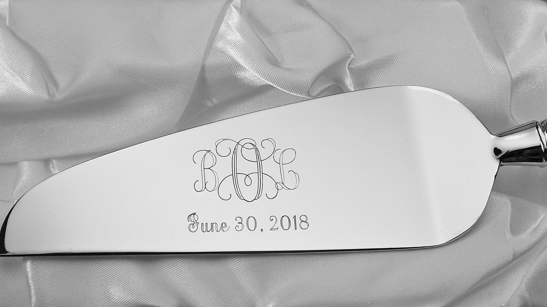 Wedding Cake Server Set Custom Engraved Personalized Serving | Etsy