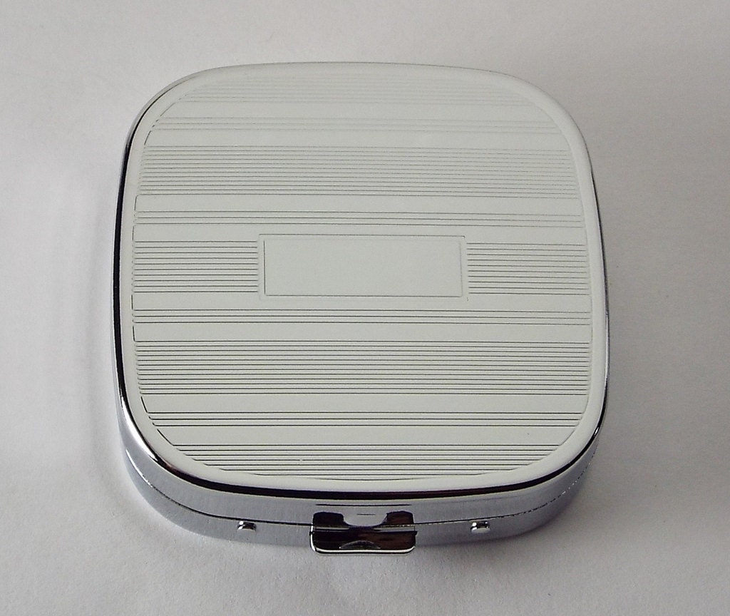 Engraved Pill Box Custom Engraved Personalized Linear Design | Etsy