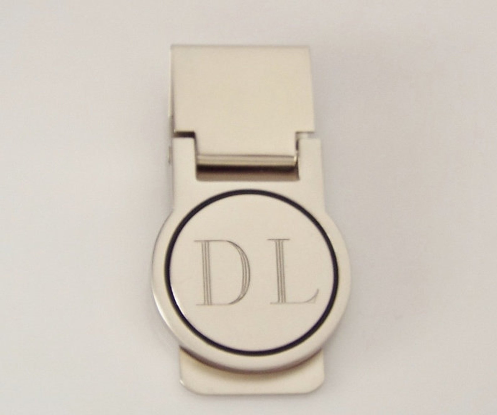 Engraved Money Clip Custom Engraved Personalized Round Hinged - Etsy