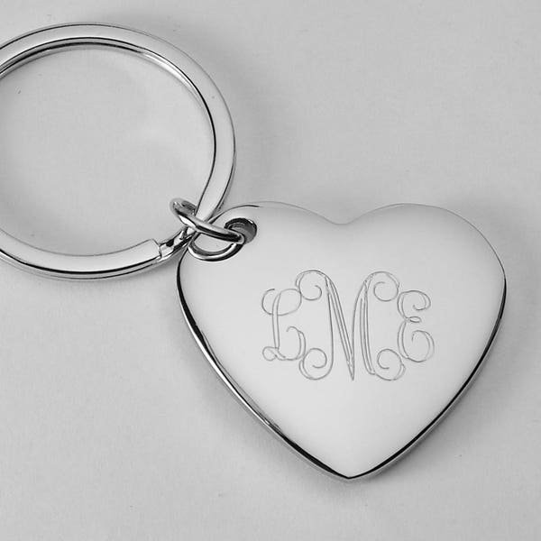 Heart Keychain - Etsy