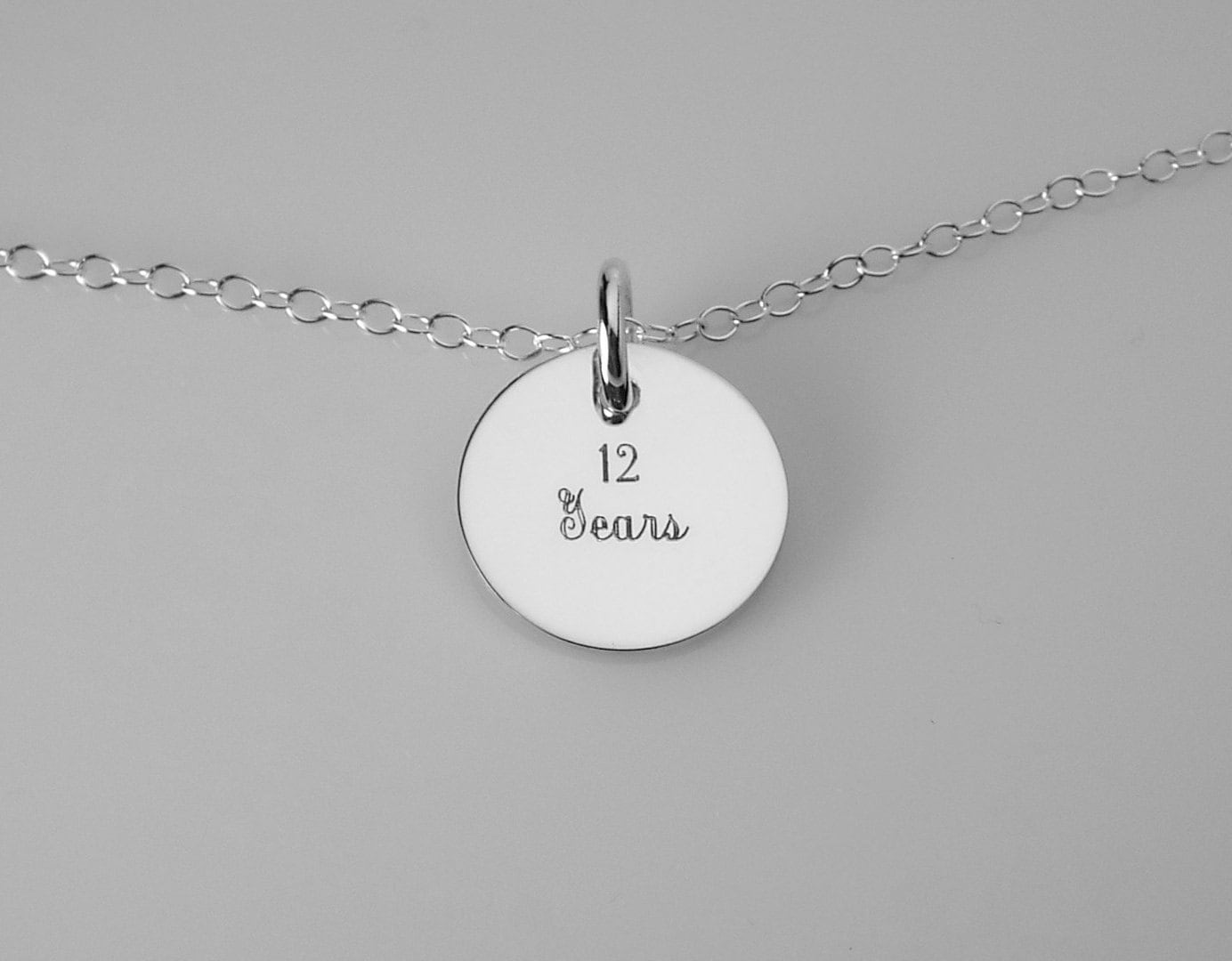 Monogram Jewelry Custom Engraved Personalized Sterling Silver | Etsy