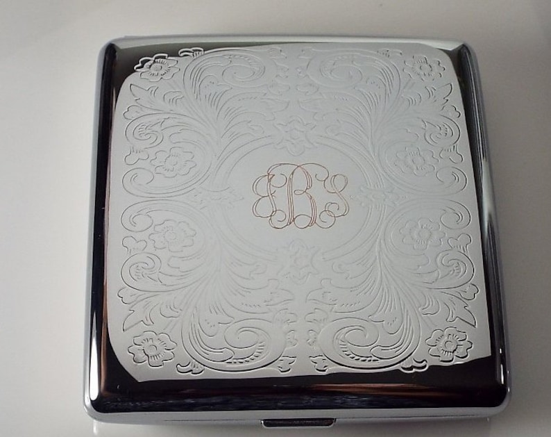 Cigarette Case Custom Engraved Personalized Double Sided King - Etsy