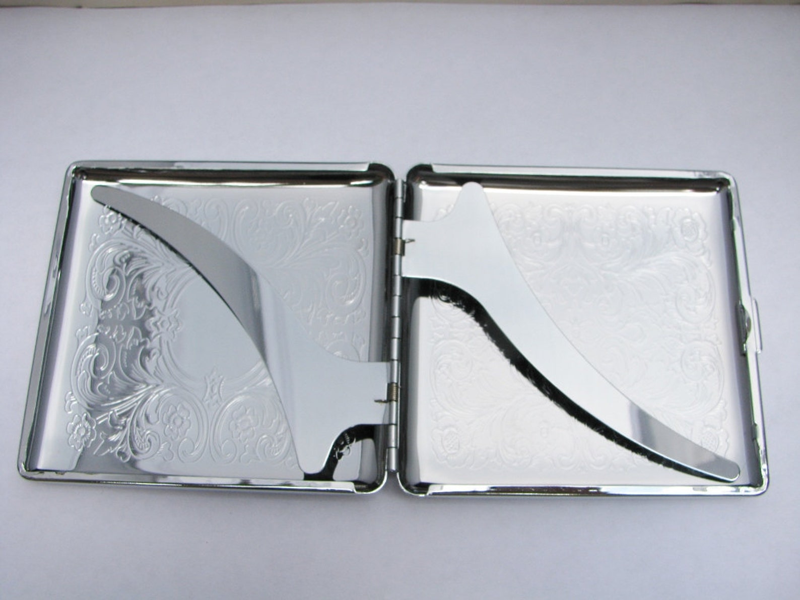 Cigarette Case Custom Engraved Personalized Double Sided King - Etsy