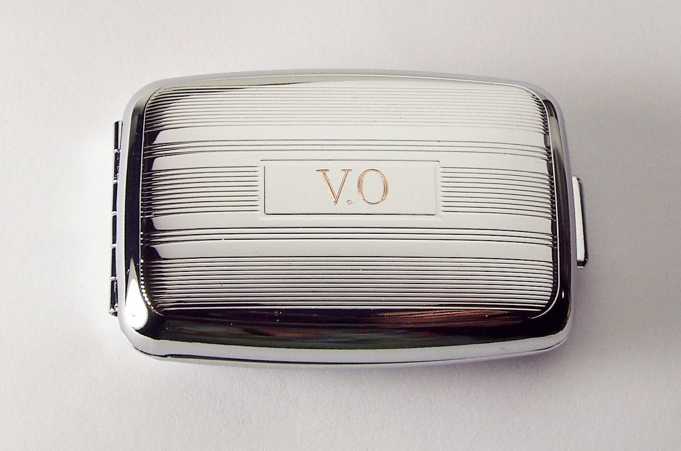 Personalized Pill Box Custom Engraved Stylish Linear Design Two ...