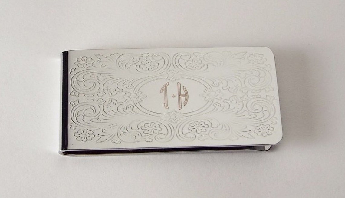 Engraved Money Clip Custom Engraved Personalized Money Clip | Etsy