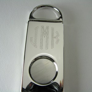 Cigar Cutter Custom Engraved Personalized Silver Plated Cigar Cutter ...