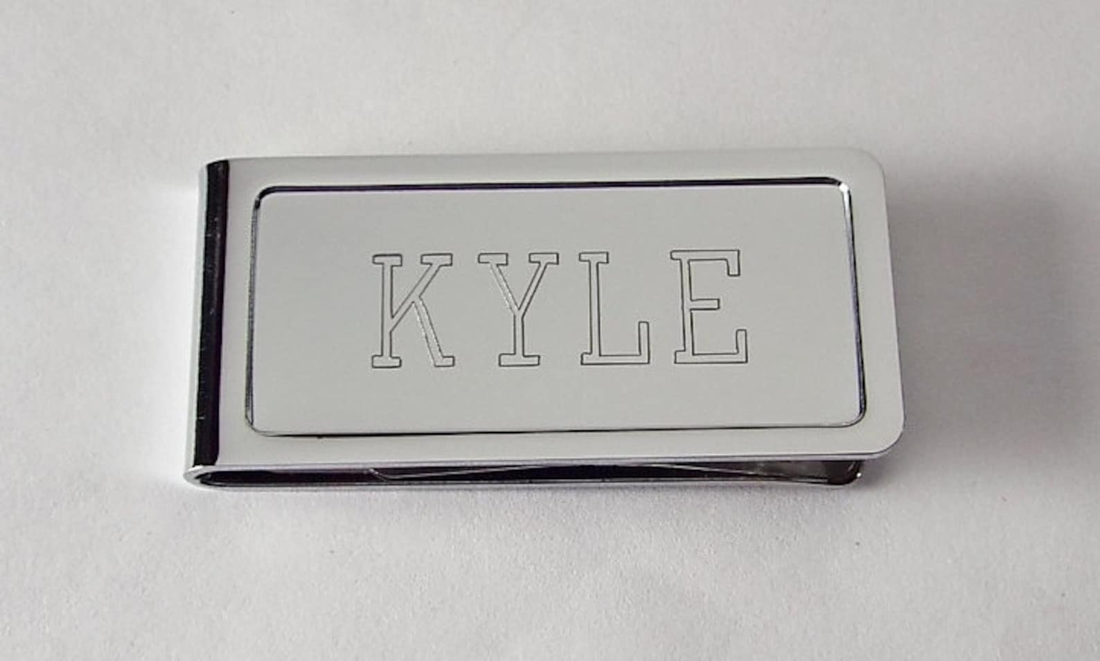 Custom Engraved Money Clip Personalized Chrome Plated Hand | Etsy