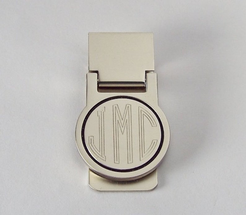 Engraved Money Clip Custom Engraved Personalized Round Hinged - Etsy