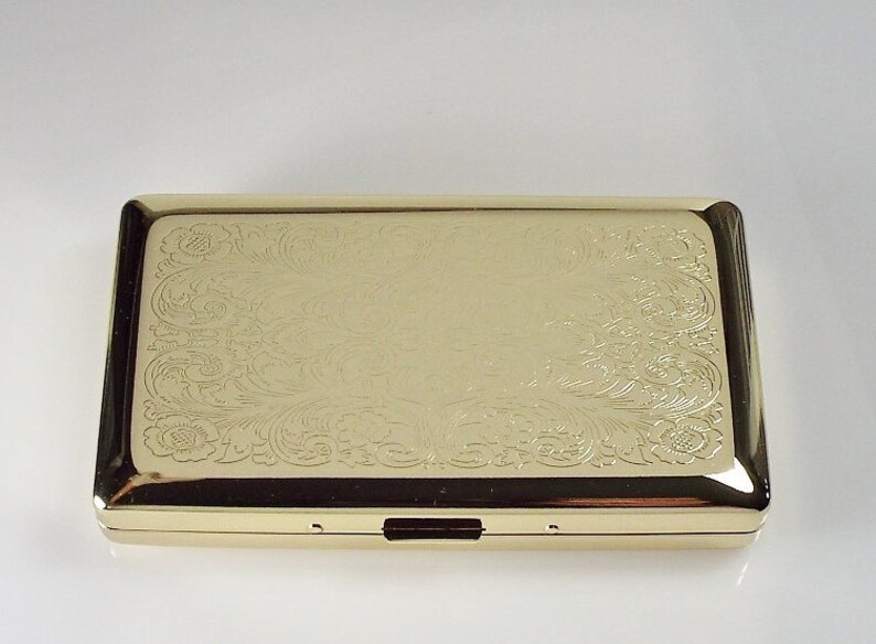 Personalized Golden 120s Cigarette Case Double Sided With - Etsy