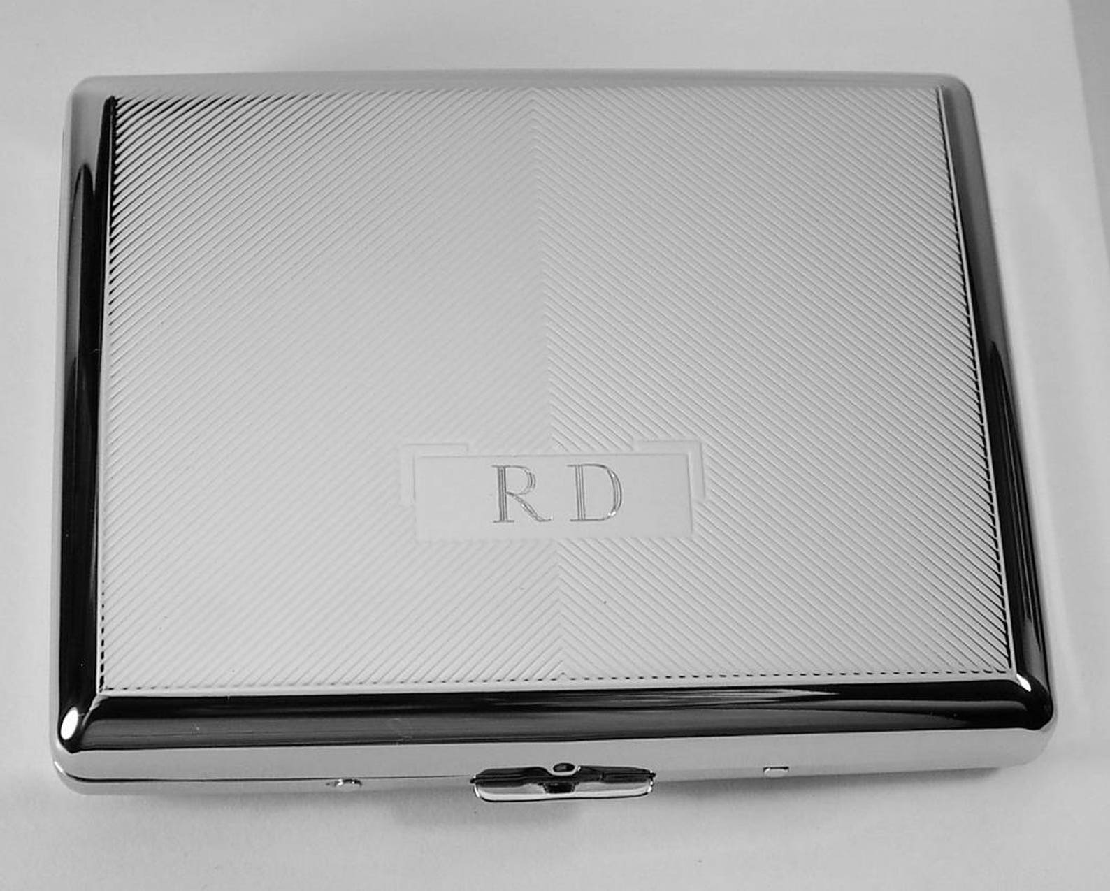 Custom Engraved Cigarette Case Personalized Double Sided 100s - Etsy