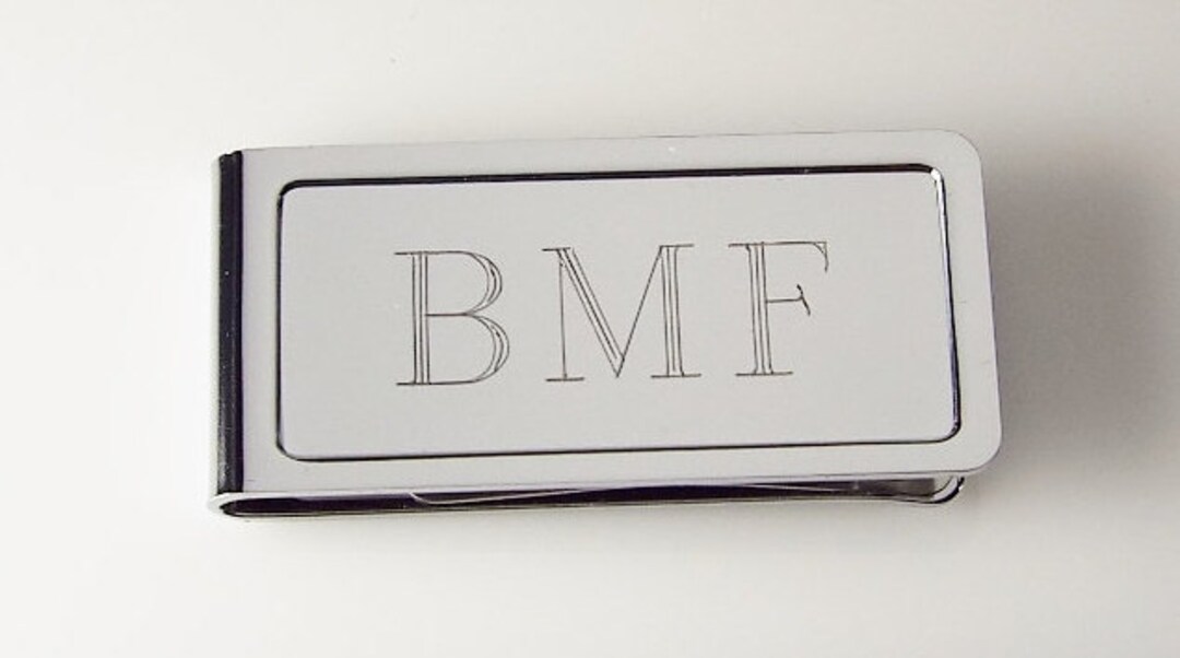 Custom Engraved Money Clip Personalized Chrome Plated Hand - Etsy