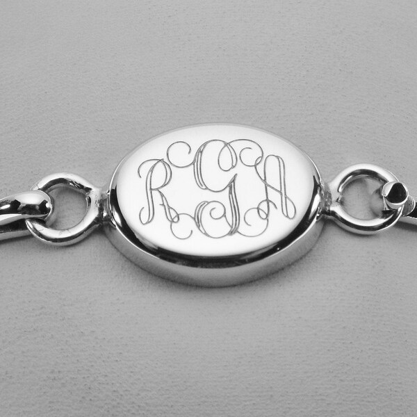 Monogrammed Bracelet - Etsy