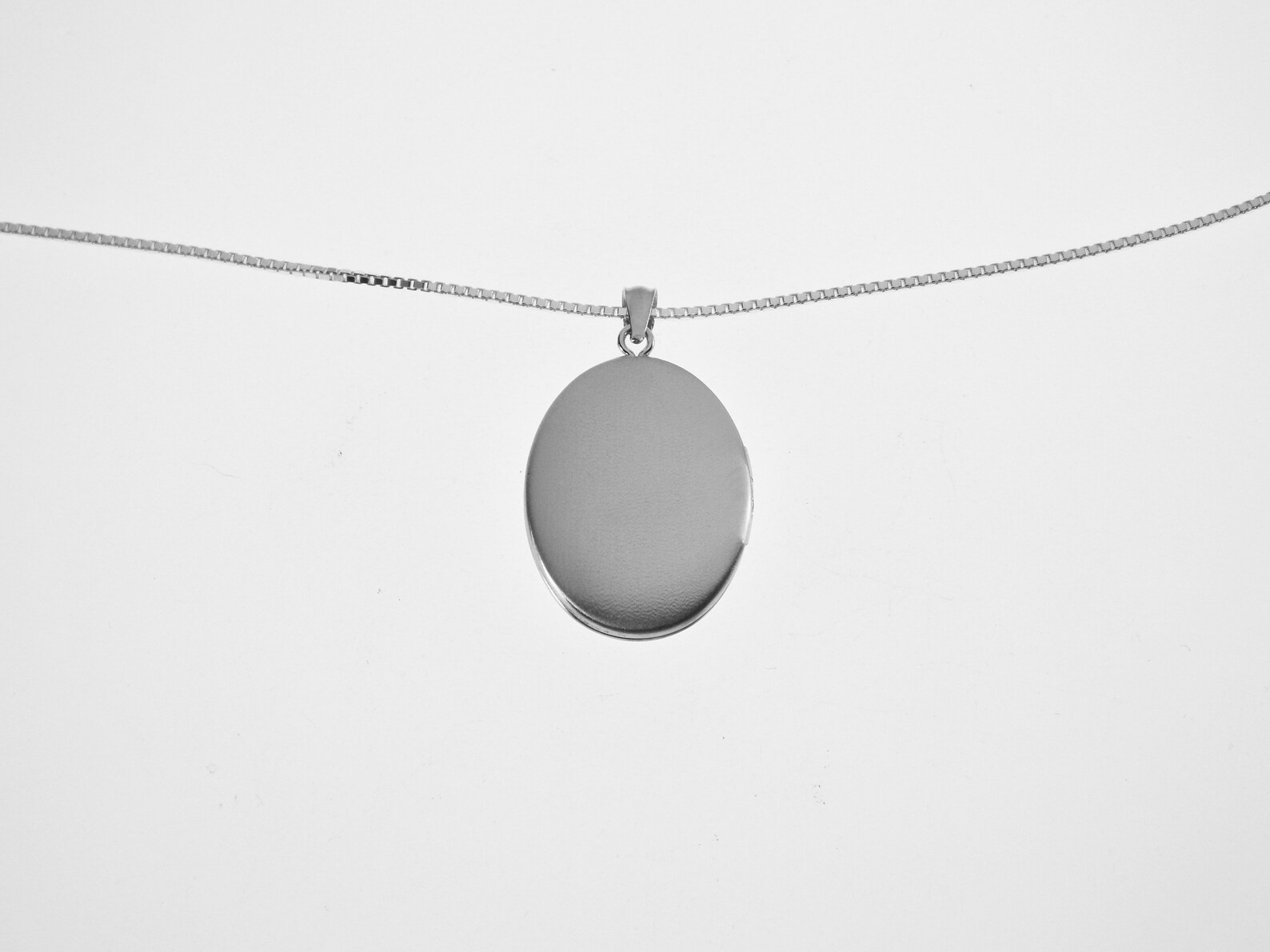 Personalized Sterling Silver Locket Custom Engraved Oval Angel - Etsy