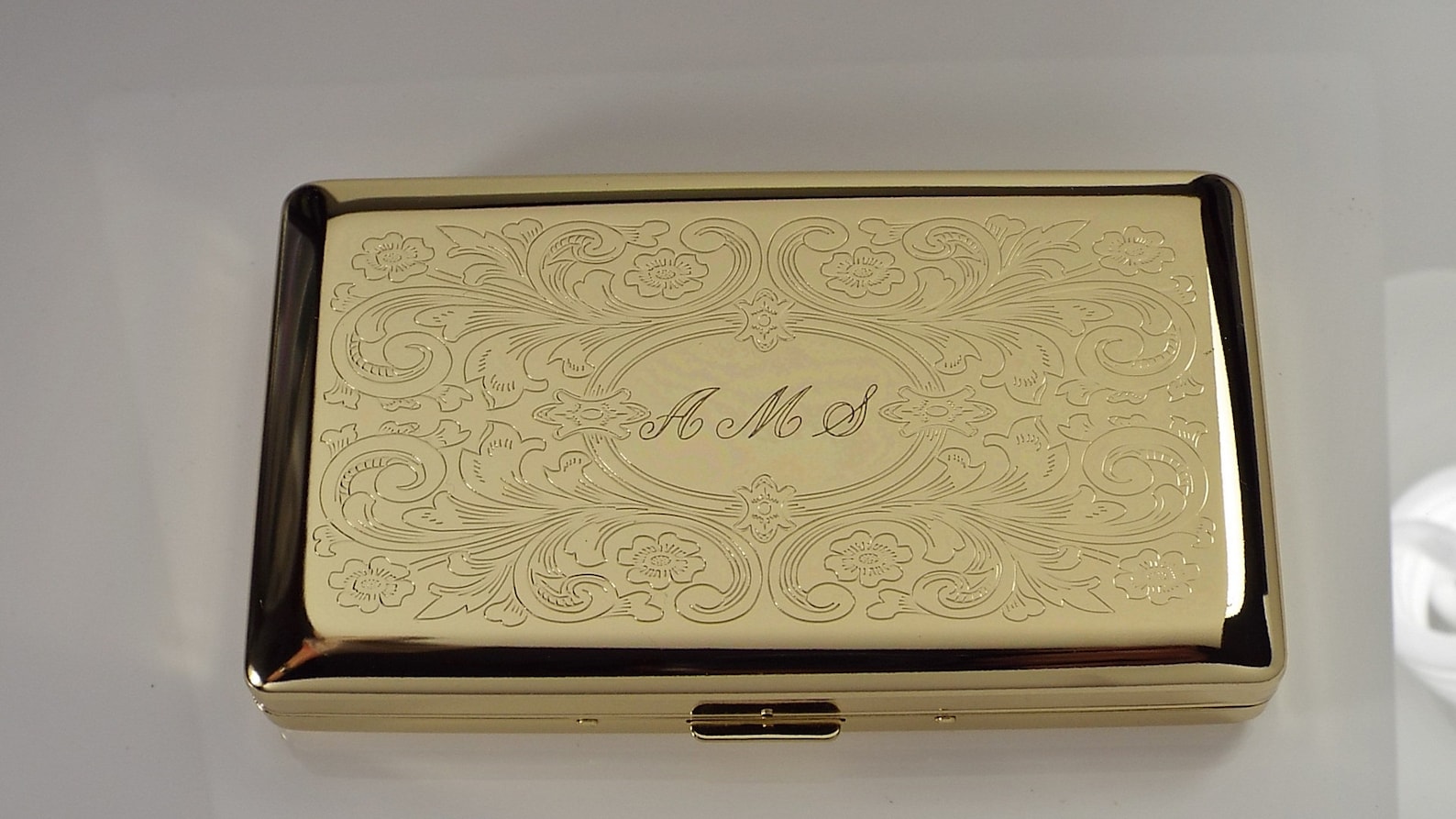 Personalized Golden 120s Cigarette Case Double Sided With - Etsy