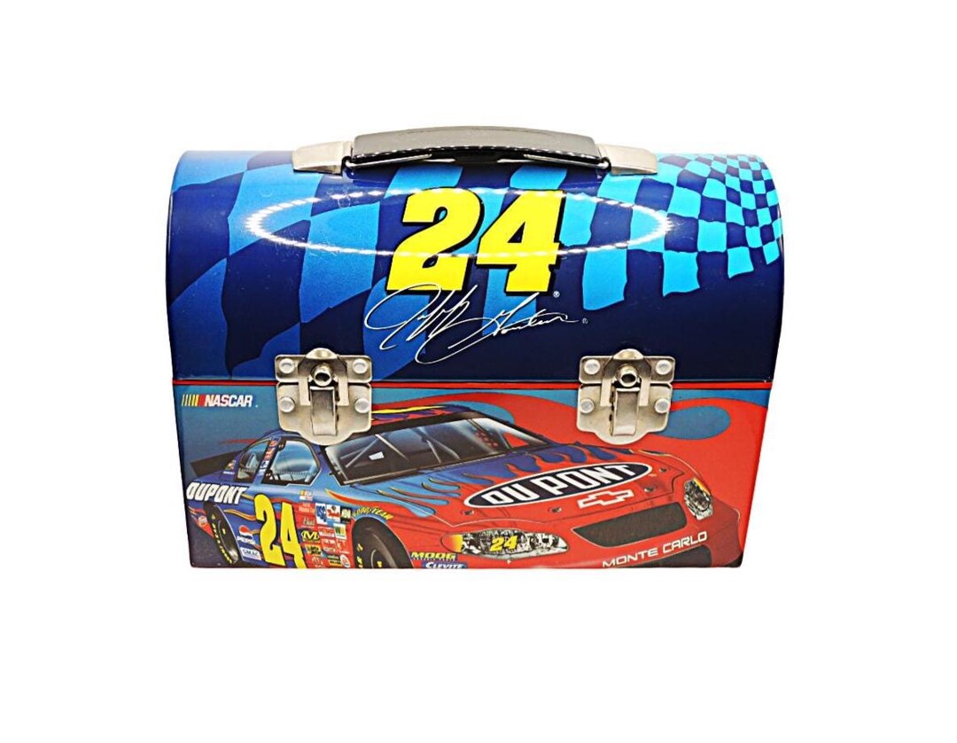 Vintage NASCAR, 2003 Tin Lunchbox, Jeff Gordon - Etsy