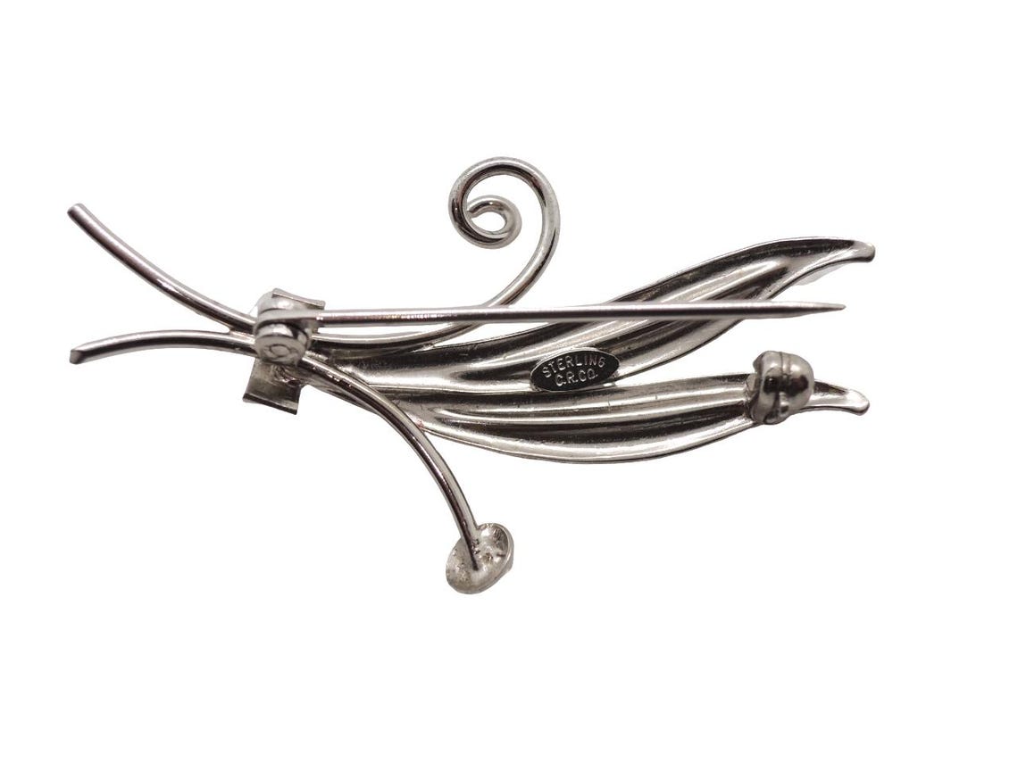 Mid Century Modern Sterling Charles Ries Brooch, Stamped C.R. Co. - Etsy