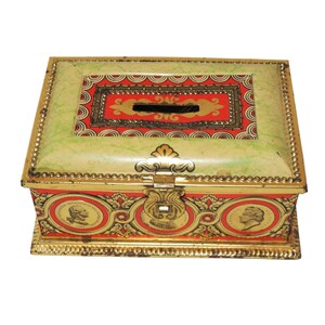 Vintage Linette Candy Tin Bank, With U.S. Historical Figures, Made in W ...