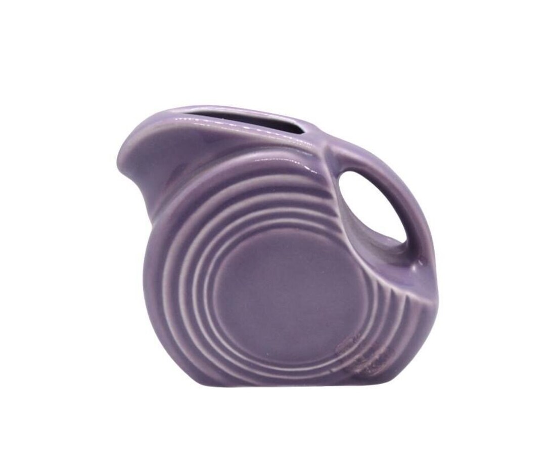 Vintage Fiestaware, Miniature Lilac Small Disc Pitcher - Etsy