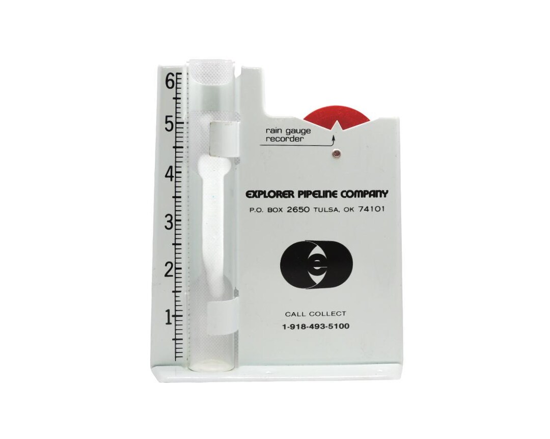 Vintage Rain Gauge With Manual Recorder - Etsy