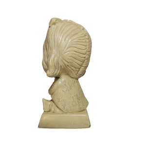 Vintage Big Eye Kid Resin Figurine, Beautiful Things Happen When You ...