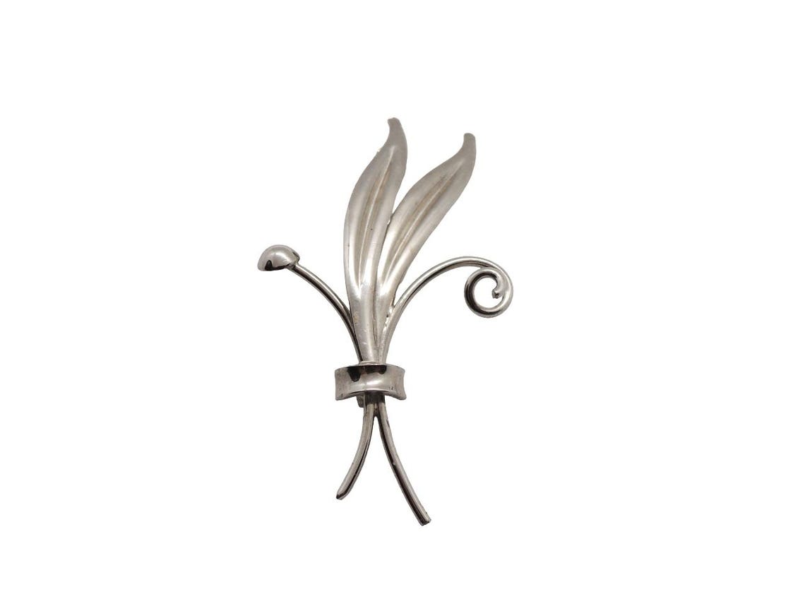 Mid Century Modern Sterling Charles Ries Brooch, Stamped C.R. Co. - Etsy