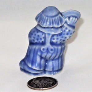 Vintage Wade Pottery, Blue Circus Clown With Pie, Red Rose Tea Premium ...