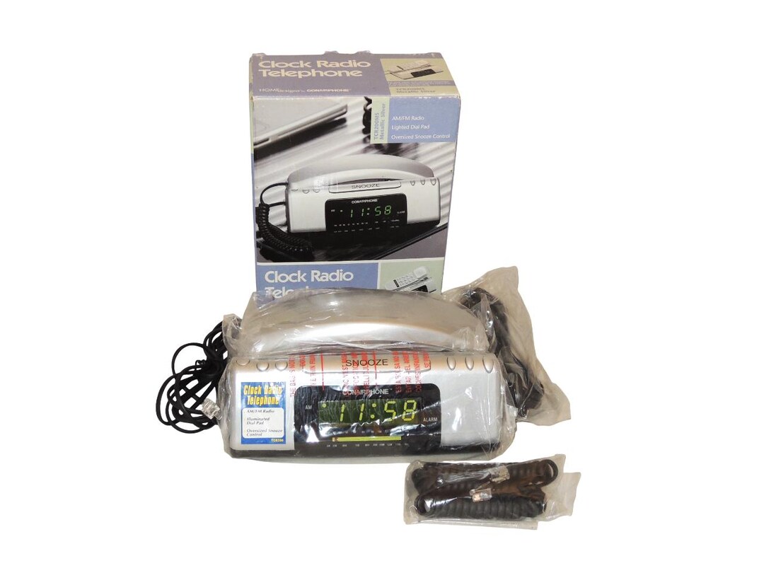 Vintage NOS, Conairphone Digital Alarm Clock With AM/FM Radio and ...