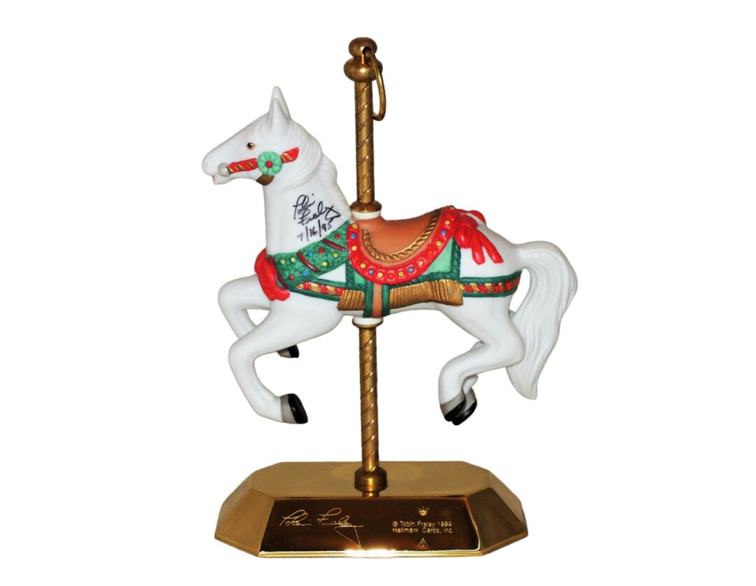 Vintage 1994 Hallmark Christmas Carousel Keepsake Ornament, Collector's ...