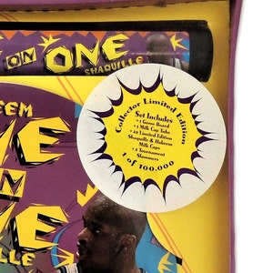 Vintage NOS Collector Limited Edition, Hakeem and Shaquille, One on One ...